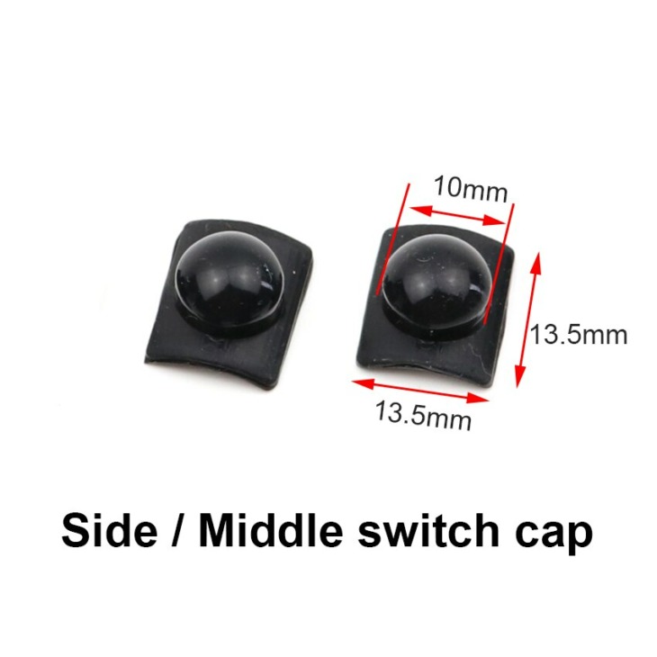 3Db 13,5 Mm Lámpa Gomb Gumi Switch Cap Soft Vízálló Tölthető Zseblámpa ...