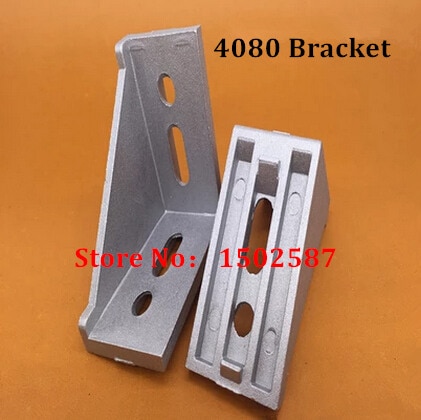 10Db 4080 Tartók Sarokiiiesztő Szög Alumínium 40X80 L Csatlakozó Konzol ...