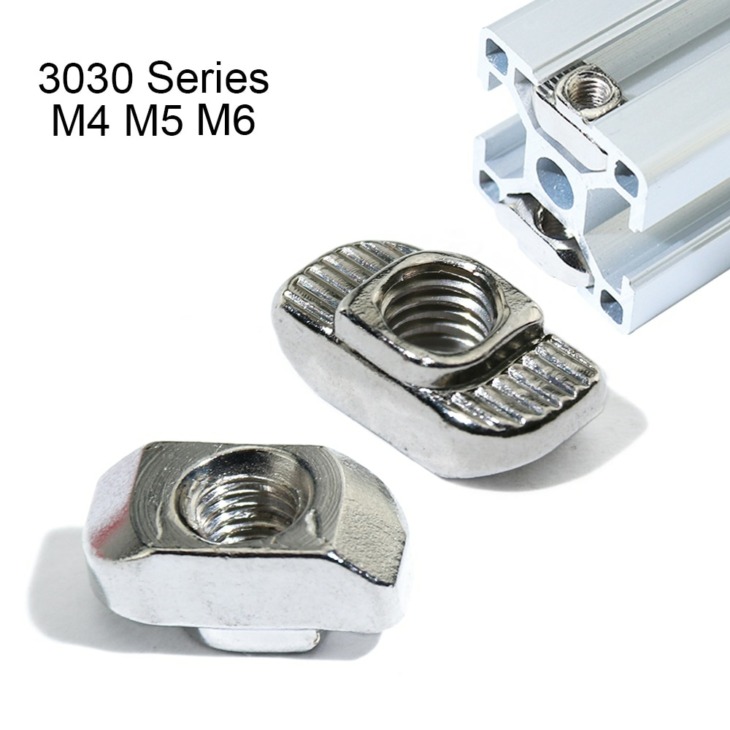 30 80 Darab 3030 Series M4 M5 M6 Téma T Nuts Kalapács Head Rögzítő Anya ...