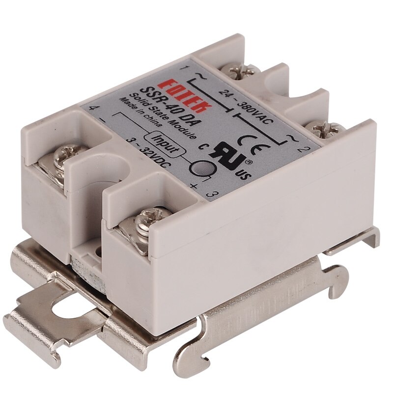 35Mm Din Sínre Rögzített Csat Szilárdtest Relé Ssr Clip Szorító Fotek ...