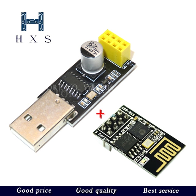 Esp01 Programozó Adapter Uart Gpio0 Esp01 Adaptater Esp8266 Ch340G Usb Esp8266 Serial Wireless ...