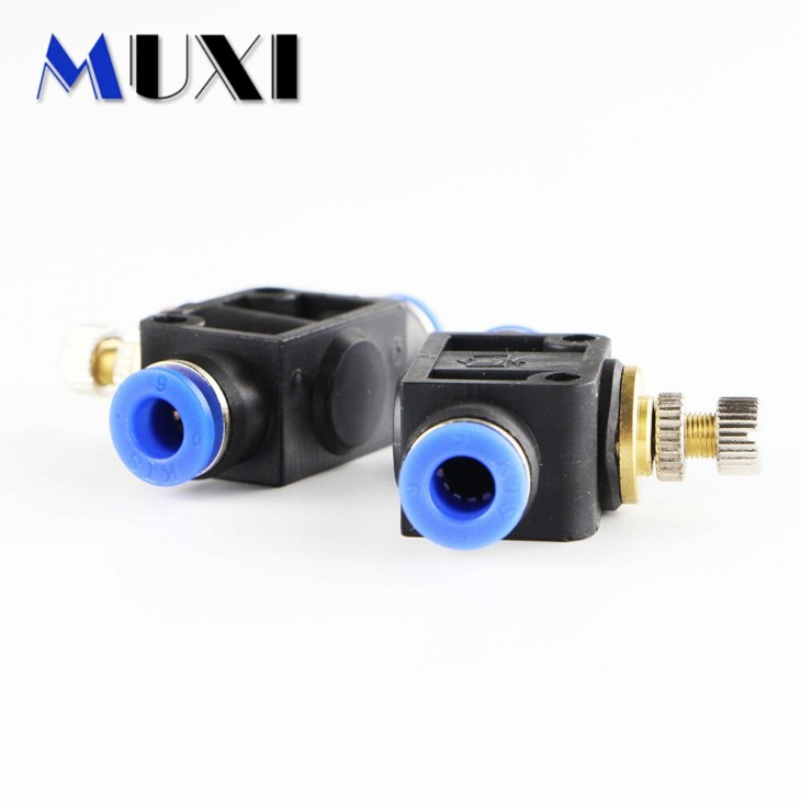 1Pc Pneumatikus Csőcserélékes Fojtószelep Sa4 Sa6 Sa8 Sa10 Sa12 ...