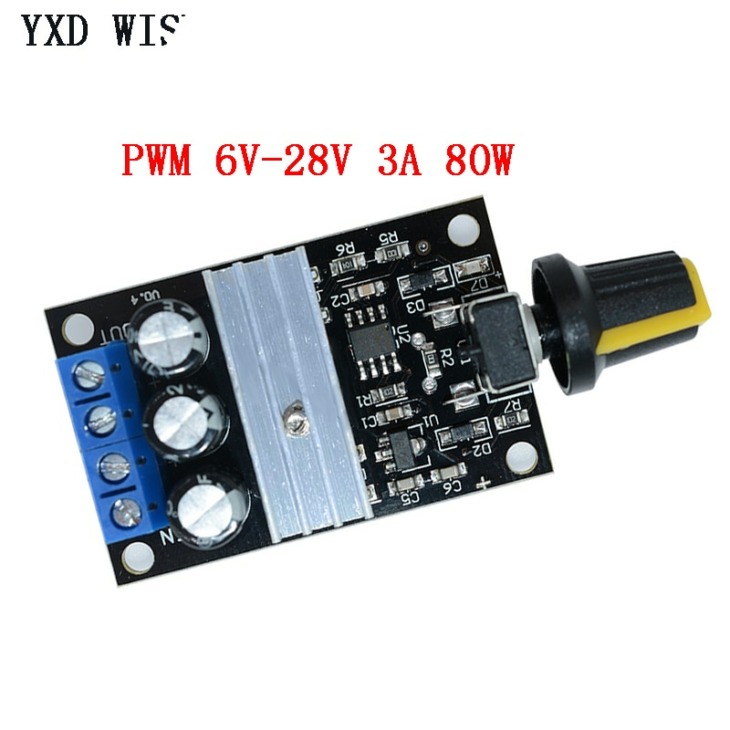 Ne555 80W Pwm Motor Speed Controller Szabályozó Állítható Fordulatszám ...