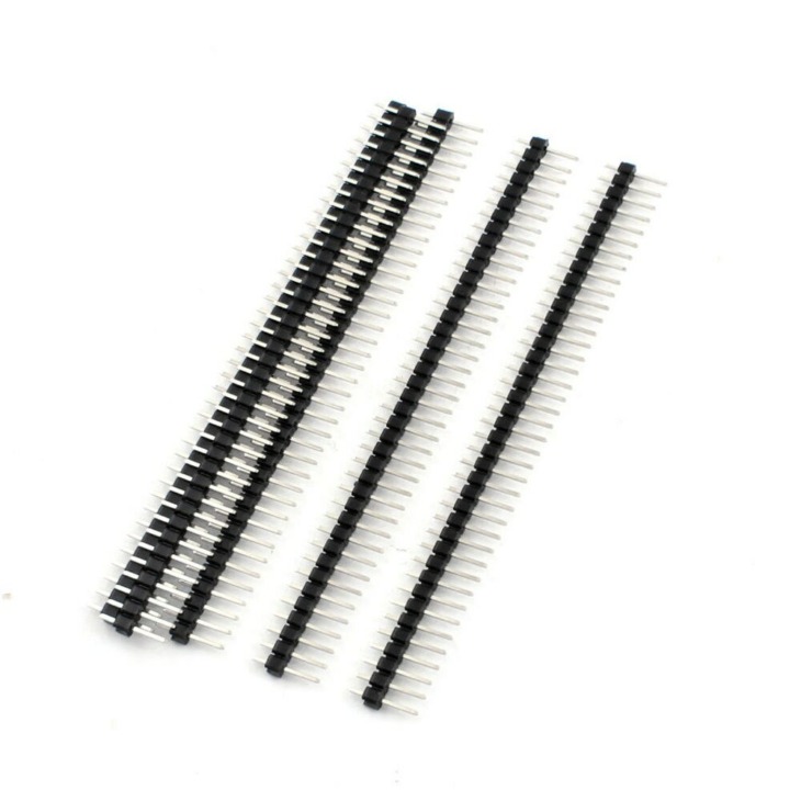 30Db Pin-Csatlakozó Férfi 2.54Mm Pitch Pin Header Strip 1X40 Egysoros ...