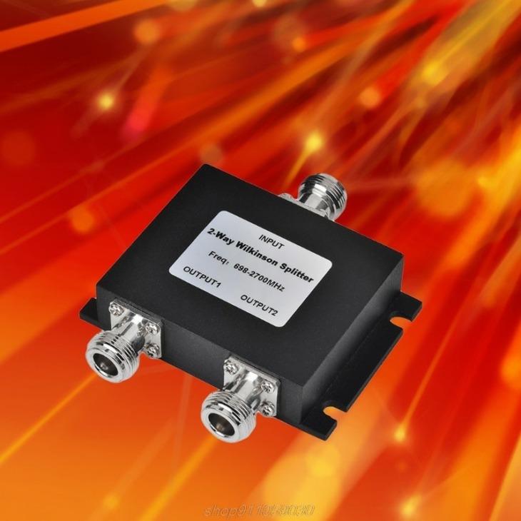 2 Way N Teljesítmény Splitter Microstrip 698-2700Mhz N Female ...