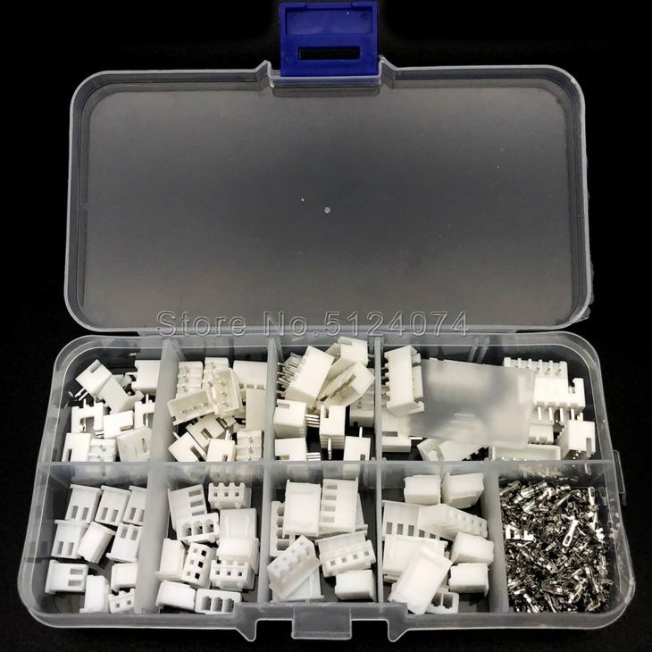 230Db / Doboz Xh2.54 2P 3P 4P 5P Pin 2.54Mm Pitch Terminál Készlet / Ház / Pin Fejléc Jst ...