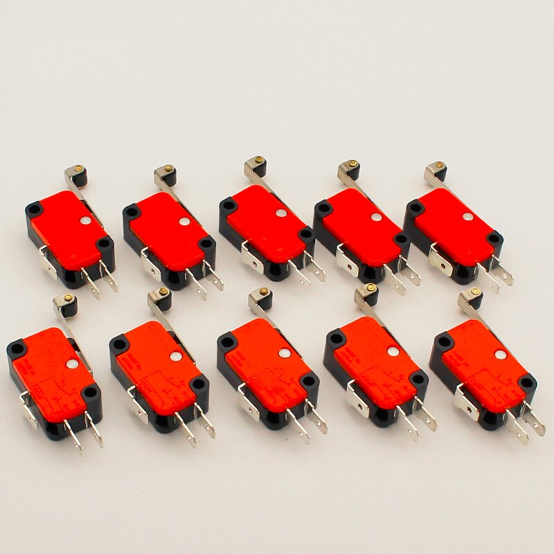 Imc Forró 10 Db Micro Limit Switch Long Hinge Roller Lever Kar Snap ...