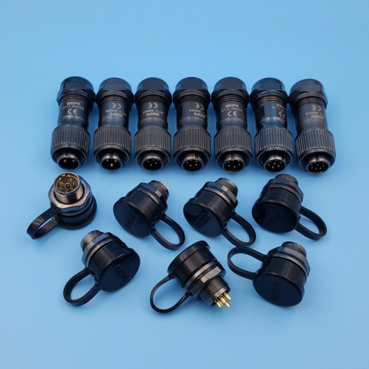 St12 Vízálló Ip67 Metal 2/3/4/5/6/7/9 Pin Panel Váz: Mount Kör Aviation ...