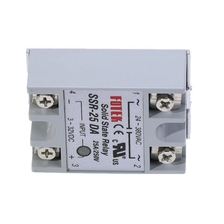 1Db Ssr-25Da 25A Solid State Relay Modul 3-32V Dc Bemenet 24-380Vac – FIXO.hu