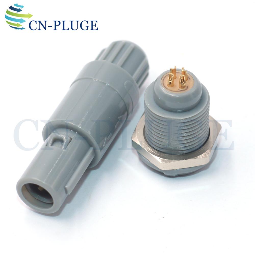 M14 Pag / Plg 4 Pin Műanyag Csatlakozó Push The Önzáró Csatlakozó ...