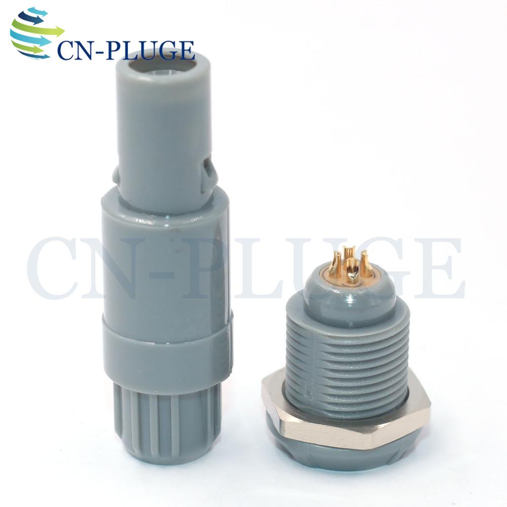 M14 Pag / Plg 4 Pin Műanyag Csatlakozó Push The Önzáró Csatlakozó ...