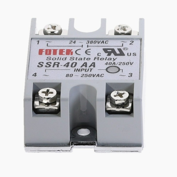 1Db Ssr-40Aa 40A Solid State Relay Modul 80-250V Ac Bemenet 24-380Vac – FIXO.hu