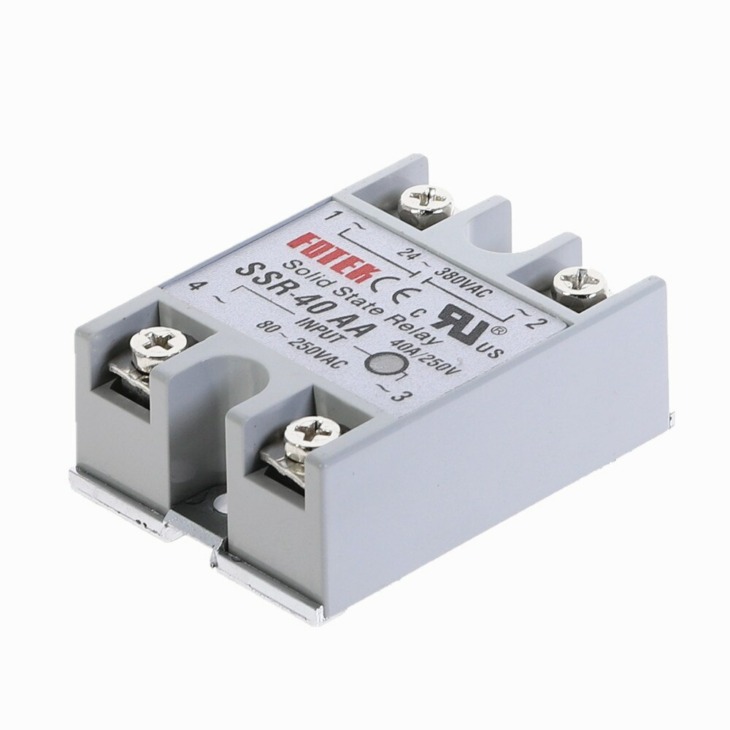 1Db Ssr-40Aa 40A Solid State Relay Modul 80-250V Ac Bemenet 24-380Vac – FIXO.hu