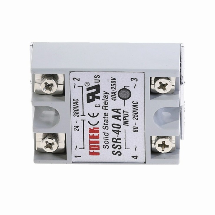 1Db Ssr-40Aa 40A Solid State Relay Modul 80-250V Ac Bemenet 24-380Vac – FIXO.hu