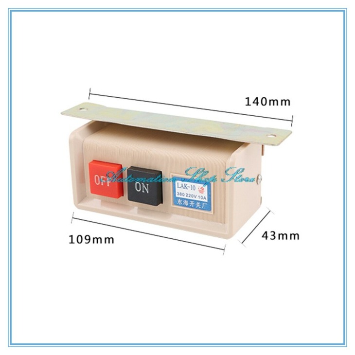 Lak-10 On / Off Start Stop Flush Szerelt Nyomógombos Kapcsoló Ac 380 ...