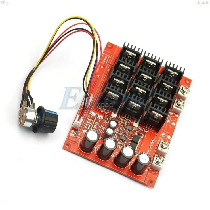 Dc 10-50V 60A Motor Fordulatszám-Szabályozás Pwm Hho Rc Vezérlő 12V 24V ...