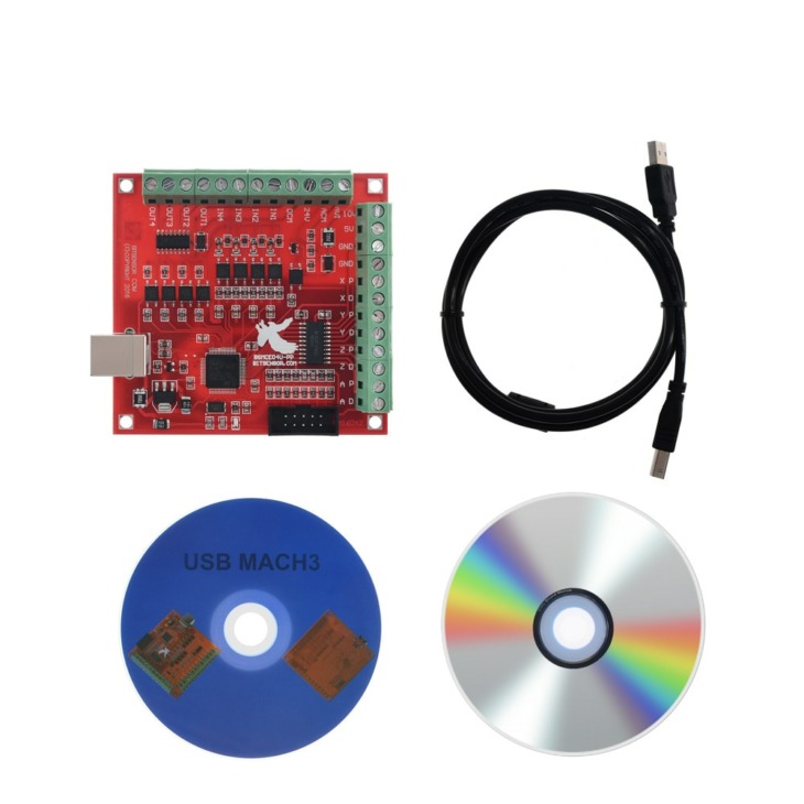 1db Cnc Usb Mach3 100khz Breakout Tábla 4 Axis Interface Driver Motion Controller Cnc Usb Mach3