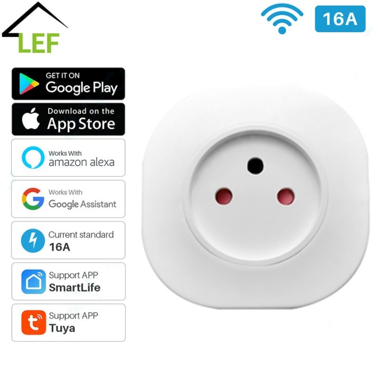Izrael 16A Smart Socket Wifi Vezeték Nélküli Kapcsoló Smart Plug 220V ...