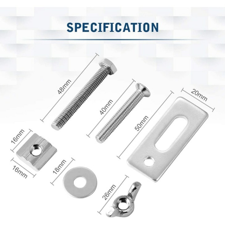 4 Csomag T-Track Clamp, Mini T Track Tartsa Lenyomva A 3018-Pro, 3018 ...