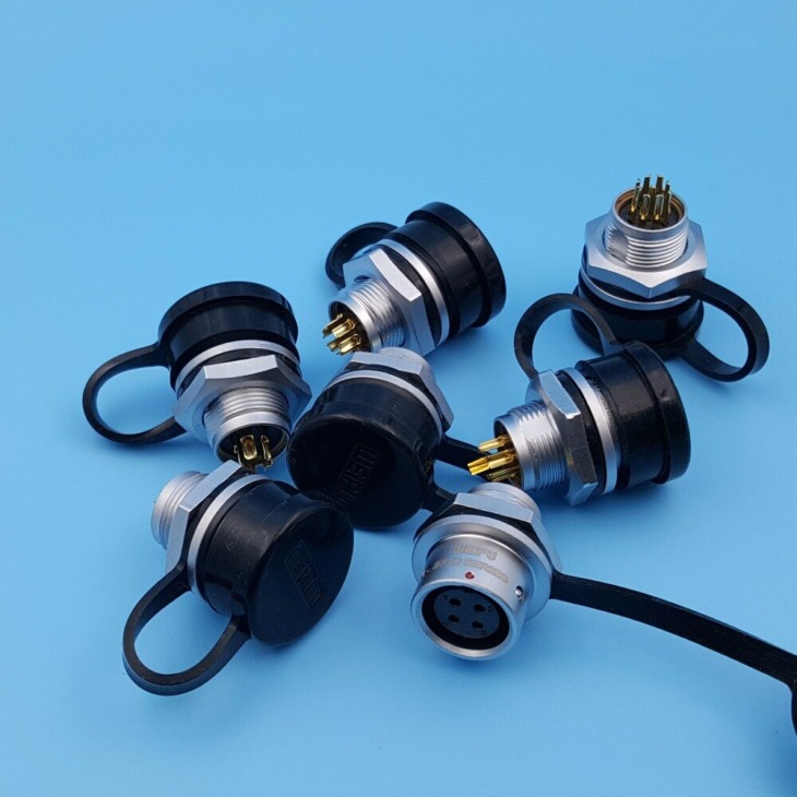 Sf12 Vízálló Fém 2/3/4/5/6/7/9 Pin Pust-Pull Ip67 12Mm Alváz Panel Mount Aviation Plug Cable ...