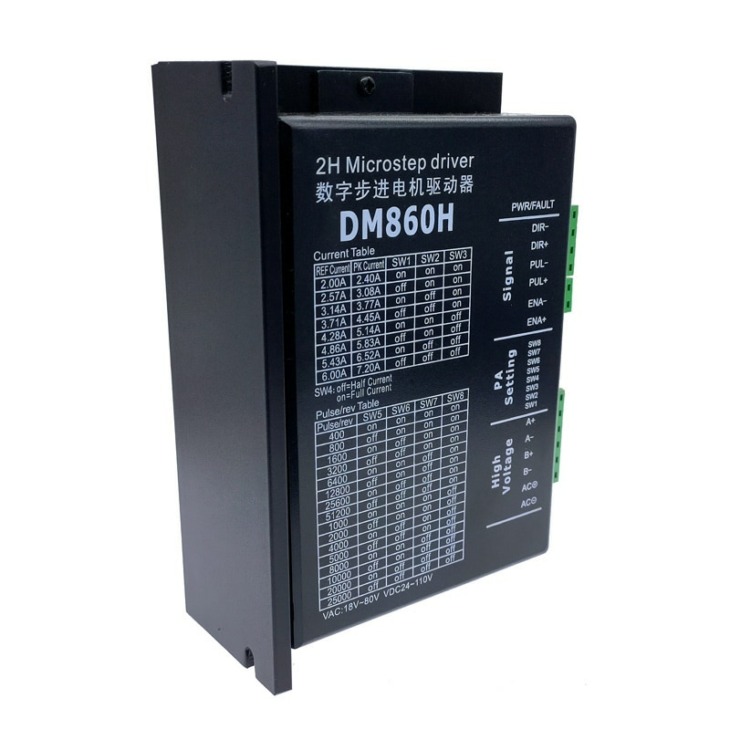 Dm860H Nema23 / 34 Léptetőmotor Vezető Microstep Motor Kefe Nélküli Dc ...