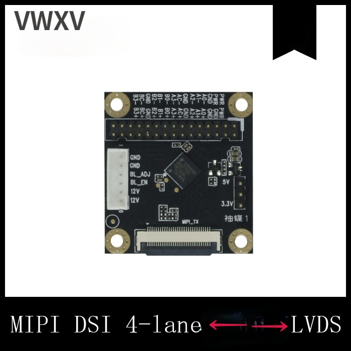 1Db Mipi-Lvds Adapter Tábla, Mipi Dsi 4-Sáv A Kettős 8 Bites Lvds Lvds ...