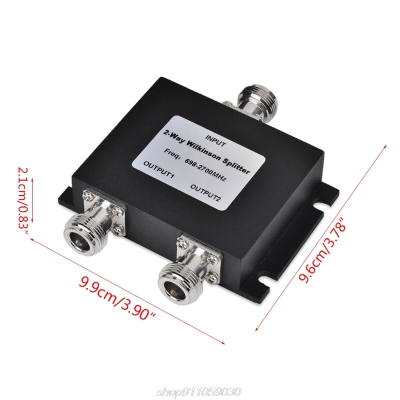 2 Way N Teljesítmény Splitter Microstrip 698-2700Mhz N Female ...