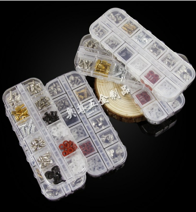 Dreld 125Pcs Számítógépes Csavarkészlet M3 Személyi Számítógép Asztali ...
