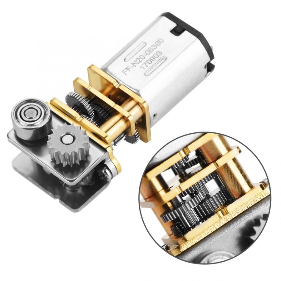 Dc12V 11Rpm N20 Derékszögű Fém Hajtómű Micro Meghajtómotor 3D Nyomtatás ...