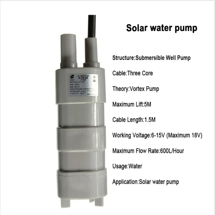 Powmr Micro Melléklet Motor Víz Szümsége 12 Volt 1.2A 5M 14L / Min 600L / H A Solar Aquarium Jt ...