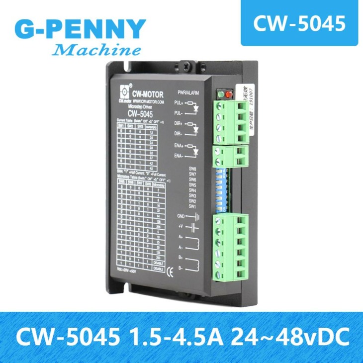 Újonnan Érkező! Nema 23 Léptetőmotor Vezető Cw5045 0-4.5A 24-50Vdc Nema ...