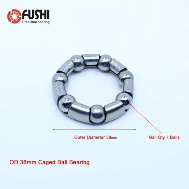 Caged Golyóscsapágyak Od 38Mm 8Db Hátsó Kerékpár Kerék Hub Fejhallgató ...