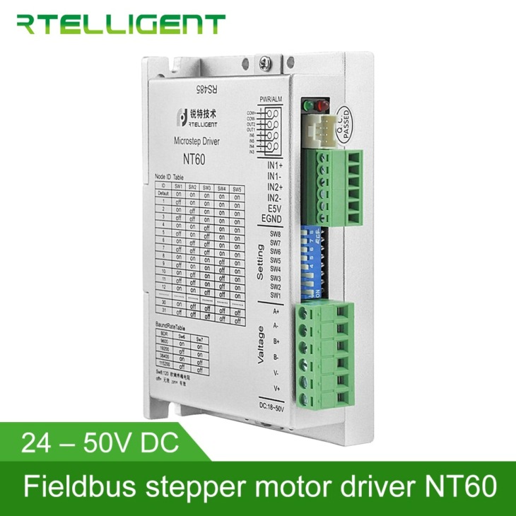 Rtelligent 2 3 Fázisú Nema 23 24 Nt60 485 Stepper Motor Driver Rs485 ...