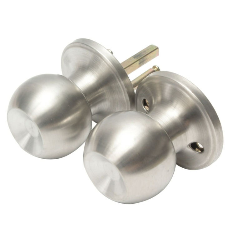 25Mm-45 Mm-Es Rozsdamentes Acél Fürdőszoba Kerek Gömb Ajtó Gomb Készlet ...