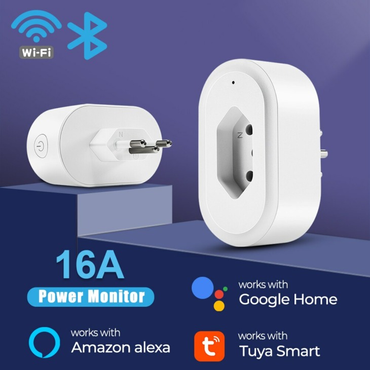 Smatrul 16A Brazil Standard Tuya Wifi Socket Smart Plug Adapter Power ... Smatrul 16A Brazil Standard Tuya Wifi Socket Smart Plug Adapter Power ...