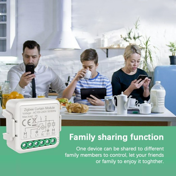 Tuya Zigbee / Wifi Tuya Intelligens Élet Curtain Switch Modul Redőny ...