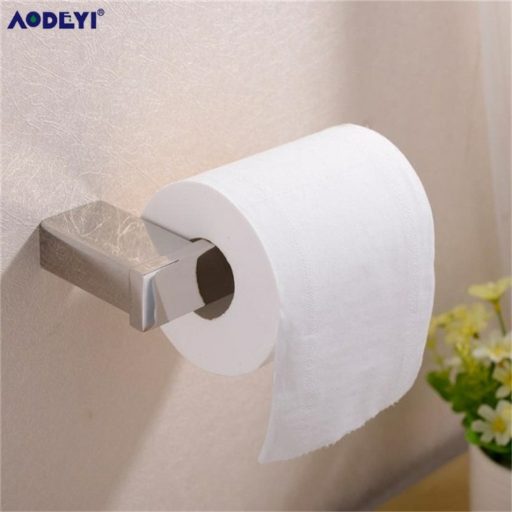 Matte Black Wc-Papír Tartó Fal Mount Tissue Roll Hanger 304 ...