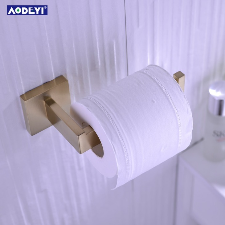 Matte Black Wc-Papír Tartó Fal Mount Tissue Roll Hanger 304 ...