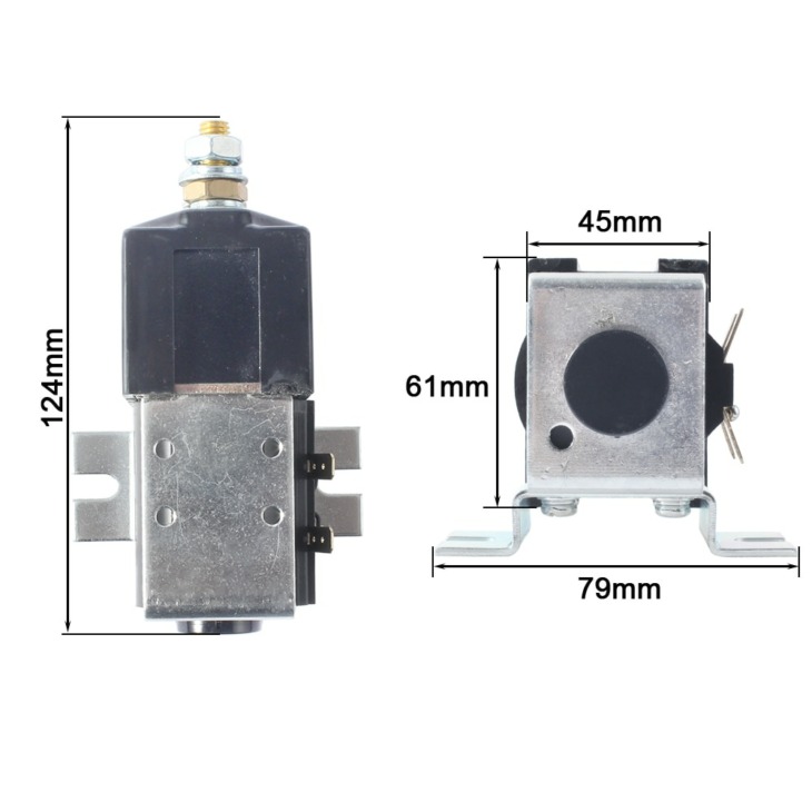 Sw180 No (Normally Open) Style 12V 24V 36V 48V 60V 72V 200A Dc ...