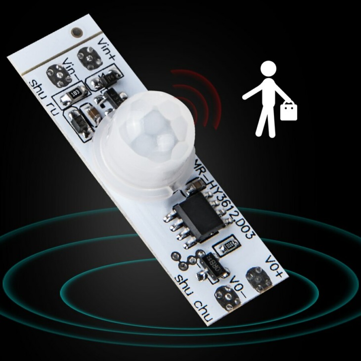 Dc 12V 24V Mennyezeti Pir Mozgásérzékelő Kapcsoló Modul 3A Ir ...