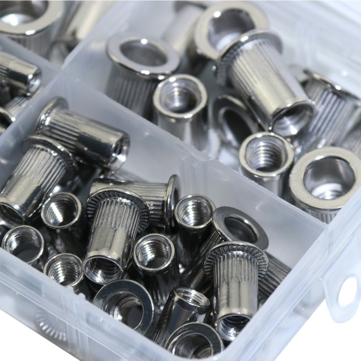 100Db Stainless Steel Rivnut Flat Head Menetes Szegecs Insert Nutsert ...