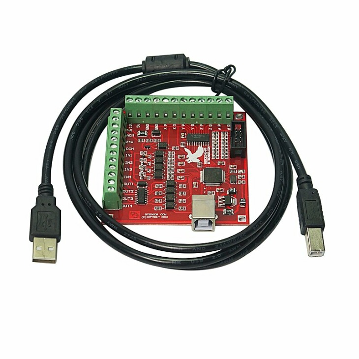 Usb Mach3 100Khz Breakout Board 4 Axis Interface Driver Motion Controller Cnc Router Számára ...