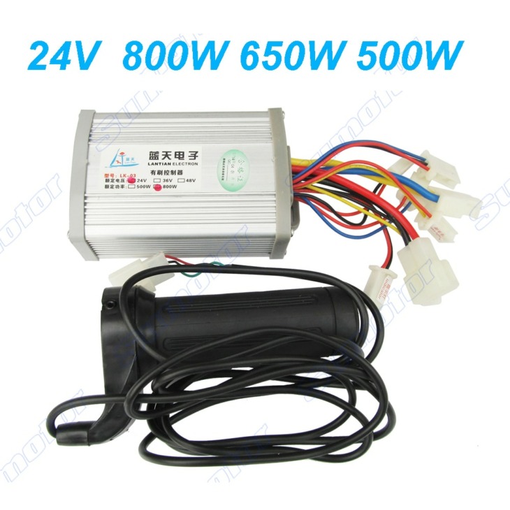 24V 800W 650W 500W Csiszolt Motor Fordulatszám-Szabályozó Fogantyúval ...