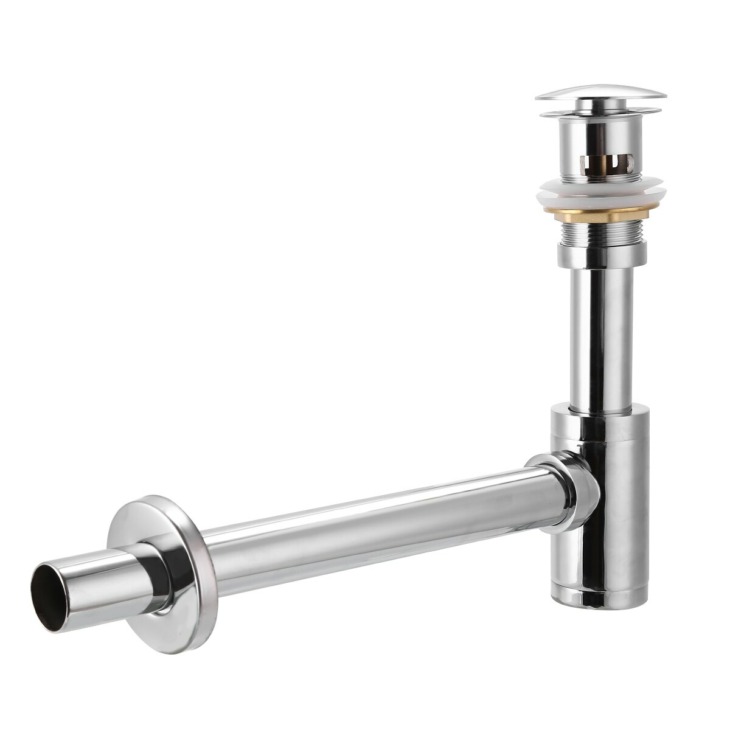 Medencében Szifon Brass Chrome Fürdőszoba Mosogató Szifon Springdrains ...