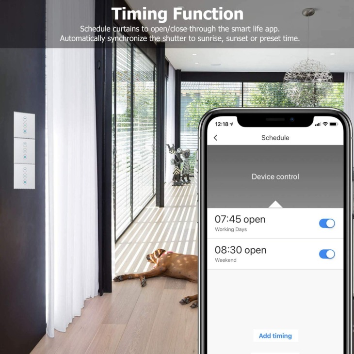 Alexa Zárkapcsoló Százalékos Funkcióval, Intelligens Záróra ...