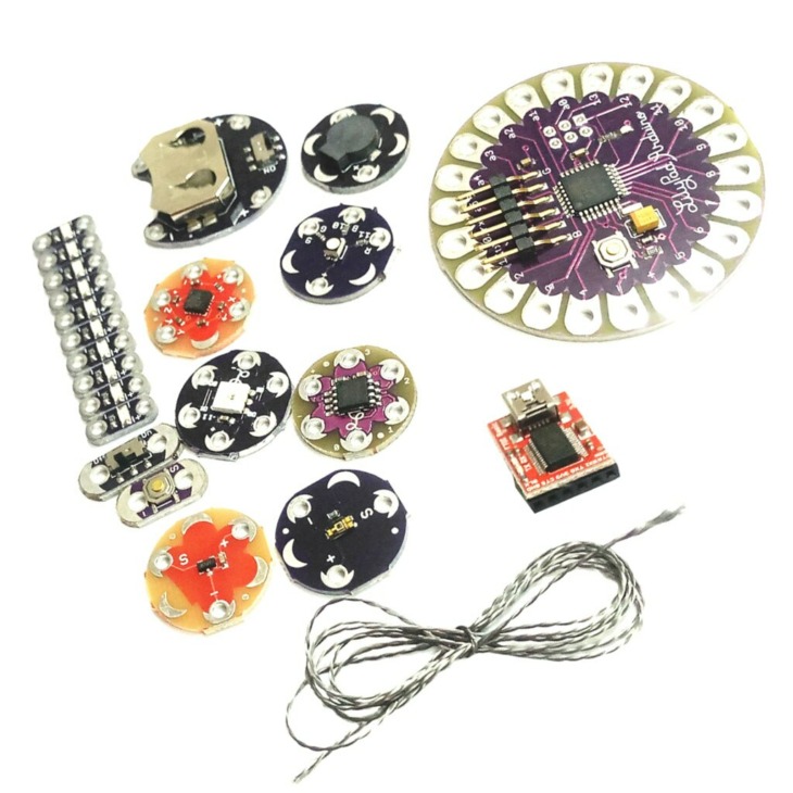 Lilypad Kit, Veszélyes Electronics Kit (Atmega328P, Led-Ek ...