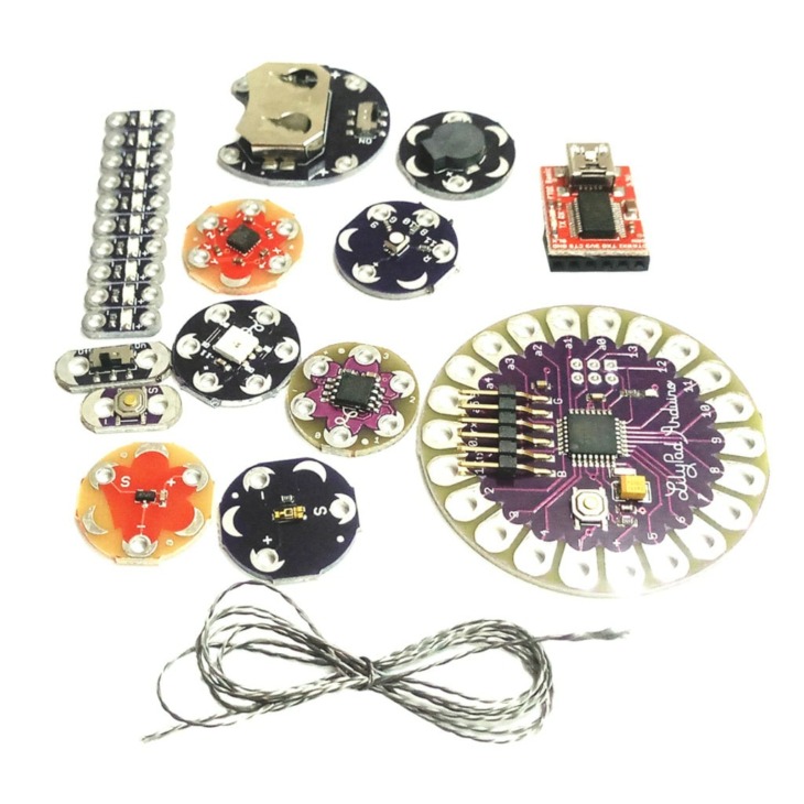 Lilypad Kit, Veszélyes Electronics Kit (Atmega328P, Led-Ek ...