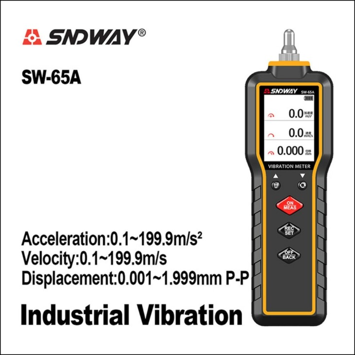 Sndway Rezgés Mérők Digitális Lcd Rezgés Meter Handheld Vibrátor ...