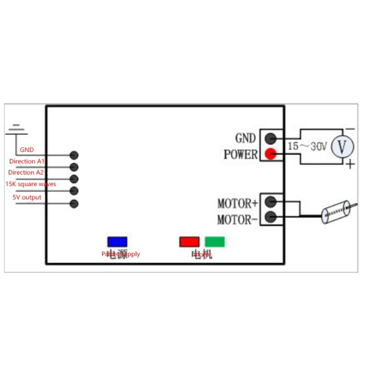 30A Dc Motor Meghajtó Modul High Power Pontos H-Bridge Motor Driver ...