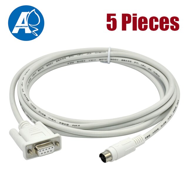 5Db / Pack 1761-Cbl-Pm02 Allen Bradley Micrologix 1000 1200 1400 1500 ...